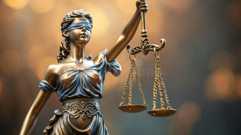 Scales of Justice a Symbol of Fairness and Legal Integrity in a Neutral ...