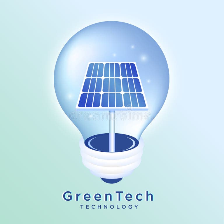 GreenTech Innovation and Sustainable Energy Concept Stock Vector ...
