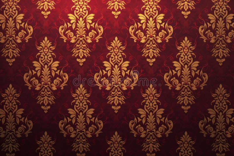 Elegant Red and Gold Wallpaper Design, Luxury Background Concept Stock ...