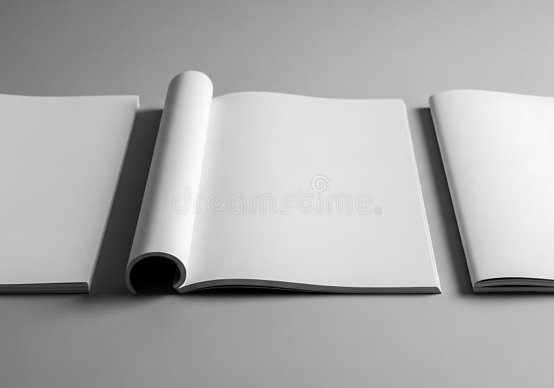 Blank Magazine Template White Background Stock Illustrations – 41,632 ...