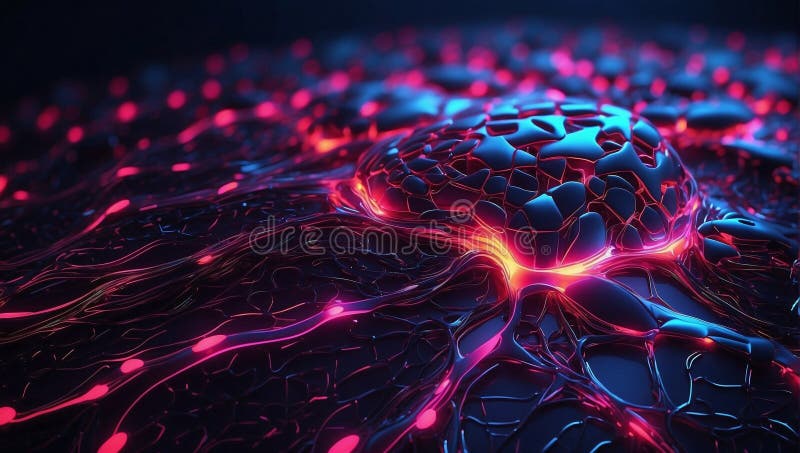 Neural Abstract Patterns Background Neuroscience Artificial ...