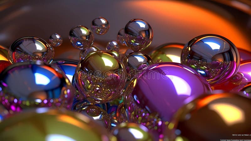 Metallic Bubbles: Enchantment of Rainbow Light and Mysterious Beauty ...