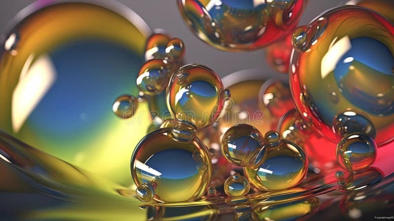 Metallic Bubbles: Enchantment of Rainbow Light and Mysterious Beauty ...