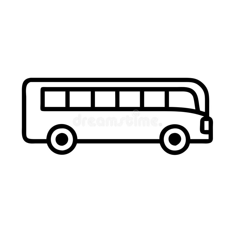 Minimalist Vector Bus Design for Transportation Themes and Graphic ...