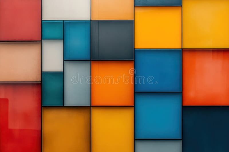 Modern Bauhaus Grid Pattern Backgrounds for Art and Technology Designs ...