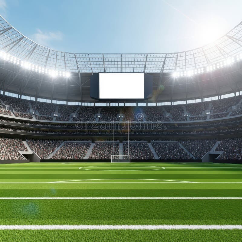 Modern Football Stadium Interior Stock Illustrations – 727 Modern ...