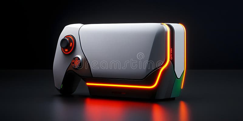 Futuristic Sleek Device Design Stock Illustration - Illustration of ...