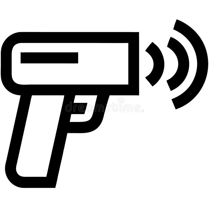 Barcode Scanner Symbol Vector for Retail and Inventory Management ...