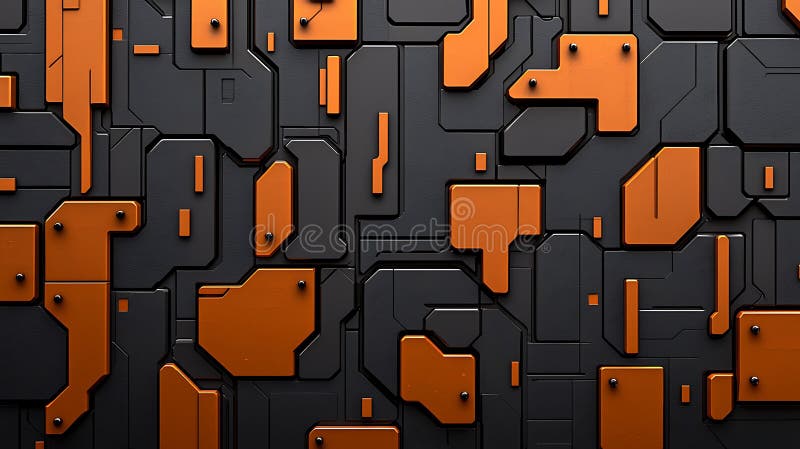 Modular Advanced Composite Panel Arrangement Stock Illustration ...