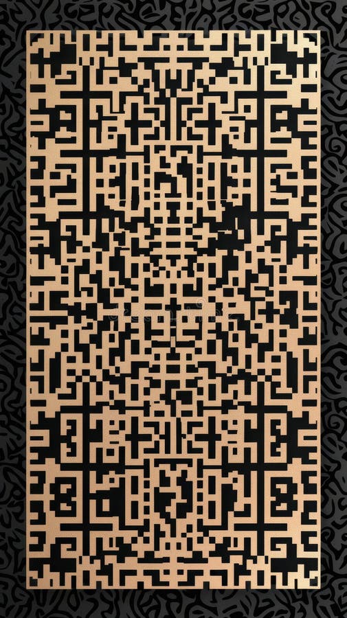 Modern QR Code Business Card. Sleek and Professional Design Concept ...