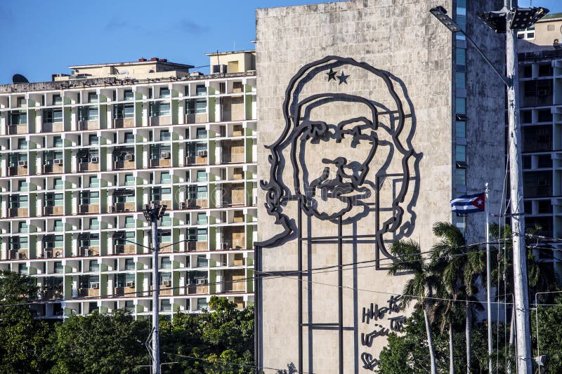 Che Guevara Mural in Havana, Cuba Editorial Photo - Image of powerful ...