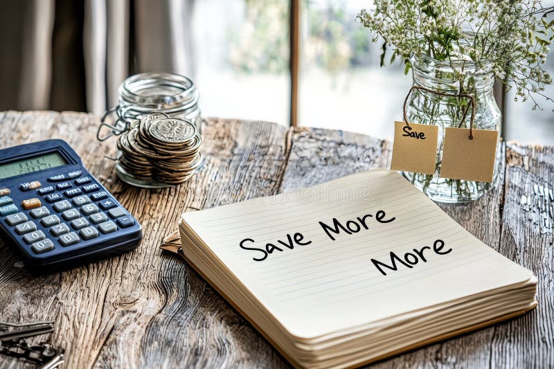 A Note Pad with Save Me Written on it As a Reminder for Saving and ...