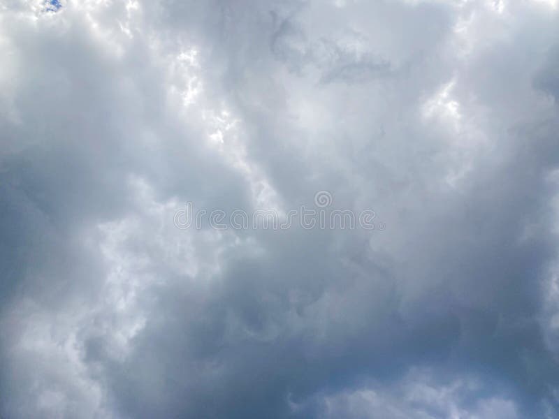 Image Features an Overcast Day with Layered, Varying Altitude Clouds in ...