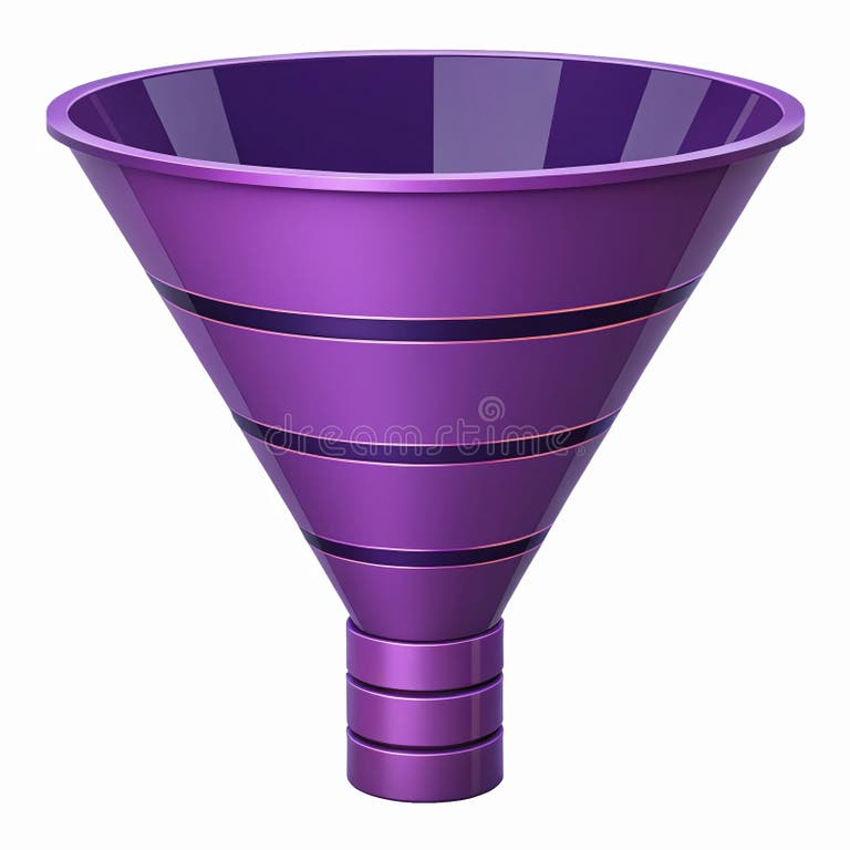Purple Funnel for Liquid Transfer Efficient Kitchen Tool with ...