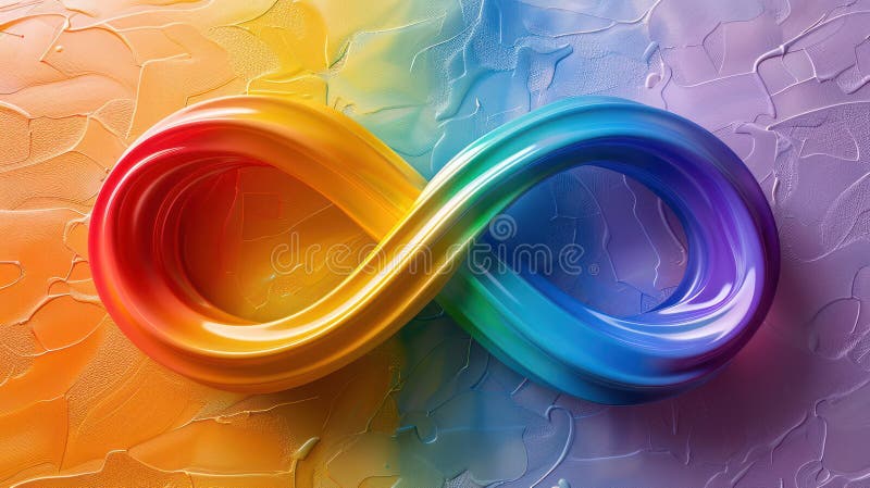 Autism Infinity Rainbow Symbol for World Autism Awareness Day ...