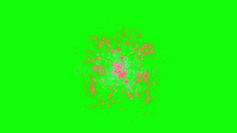 Random Particles on Green Screen Moving in a Dynamic and Seamless ...