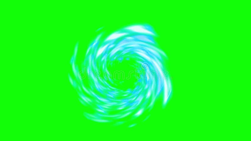 Rotating and Zooming in Circle on Green Screen Creating a Smooth ...