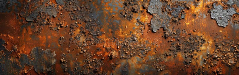 Rusty Orange Grunge Metal and Stone Texture Background for Banner or ...