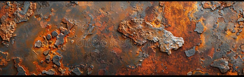 Rusty Orange Grunge Metal and Stone Texture Background for Banner or ...