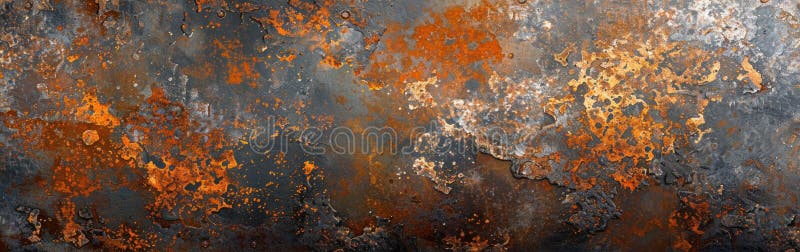Rusty Orange Grunge Metal and Stone Texture Background for Banner or ...