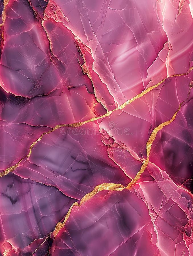 Pink Marble Crackle Pattern Stock Illustration - Illustration of ...