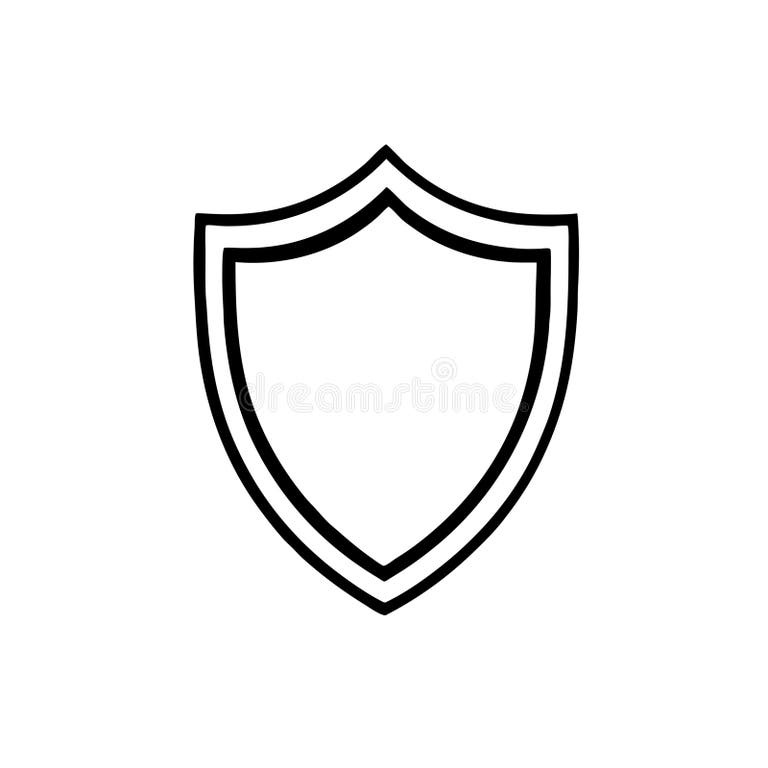 Shield Design Symbolizing Protection Security Strength and Defense for ...