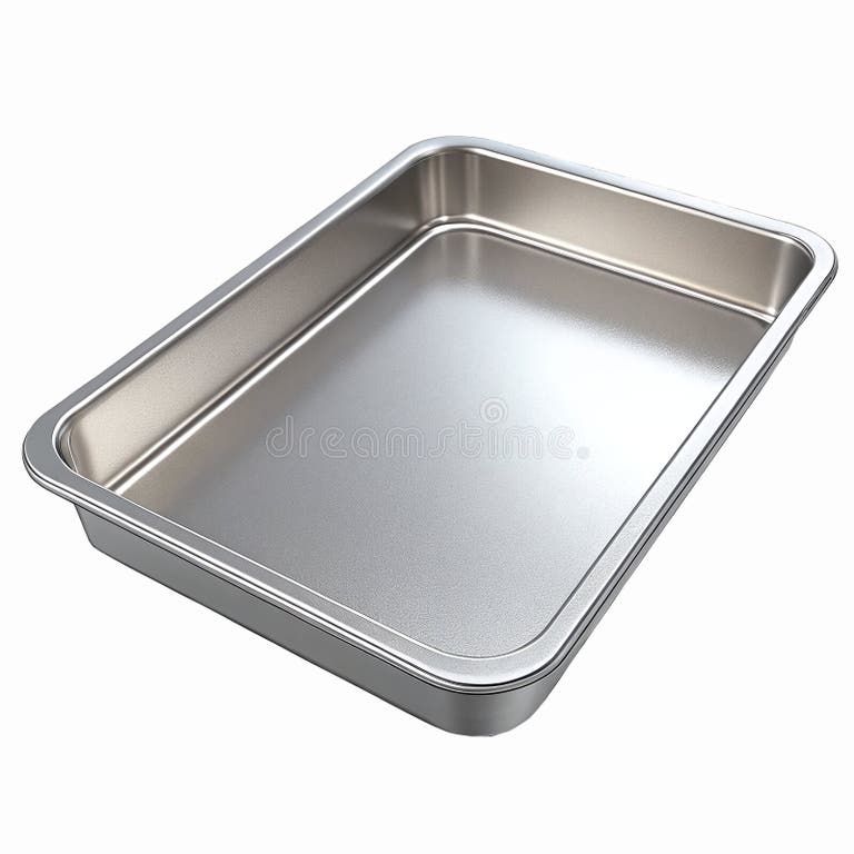 Stainless Steel Rectangular Baking Tray for Oven Cooking and Kitchen ...