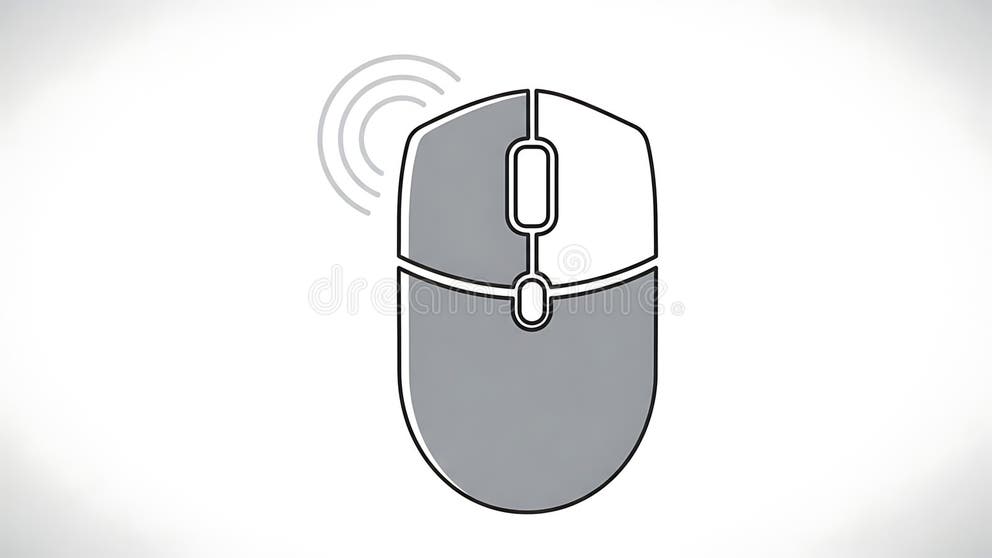 Simple Wireless Mouse Stock Illustrations – 3,352 Simple Wireless Mouse ...