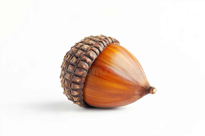 Isolated Acorn from Quercus Genus Stock Illustration - Illustration of ...