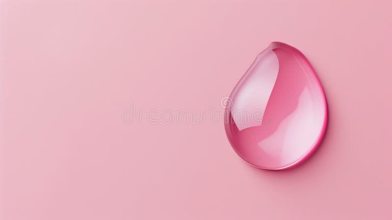 Pink Droplet on Pink Background, Generative AI Stock Image - Image of ...
