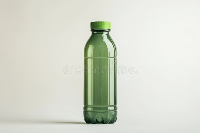 Eco-Friendly Green Water Bottle Stock Illustration - Illustration of ...