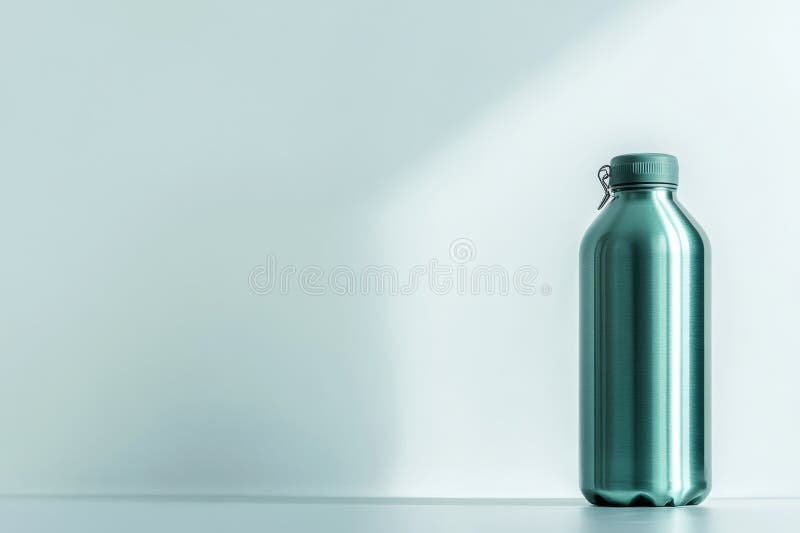 Eco-Friendly Green Water Bottle Stock Illustration - Illustration of ...