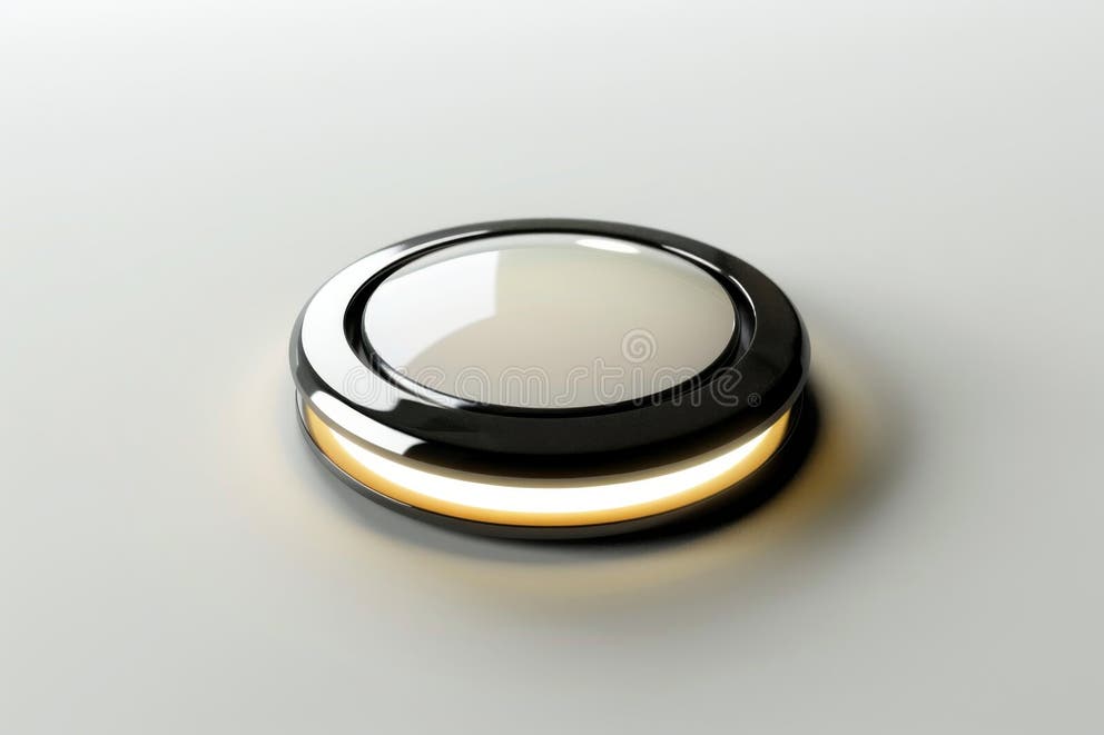 Sophisticated Modern Start Button Stock Illustration - Illustration of ...