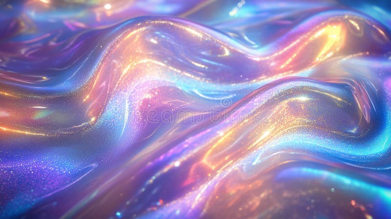 Pastel Hues of Smooth Liquid Silk with Subtle Glittering Highlights ...