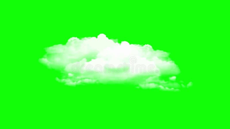 White Clouds on Green Screen for Seamless Video Editing. Perfect for ...