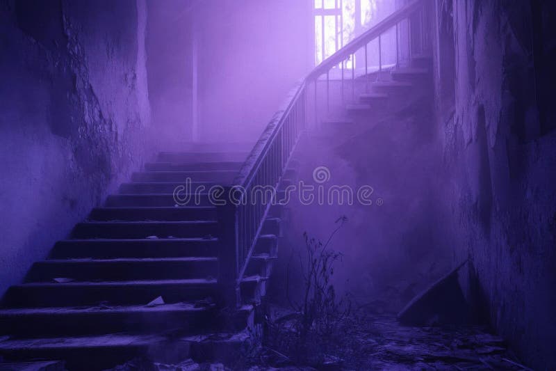 Haunted Shadows. Spooky Background with Eerie Shadows and Haunted ...