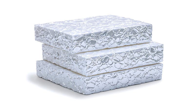 Lightweight Foam Insulation Stack for Construction Use Stock ...