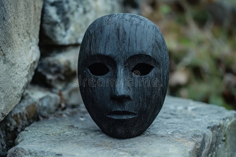 Black Wooden Mask Stock Illustrations – 2,565 Black Wooden Mask Stock ...