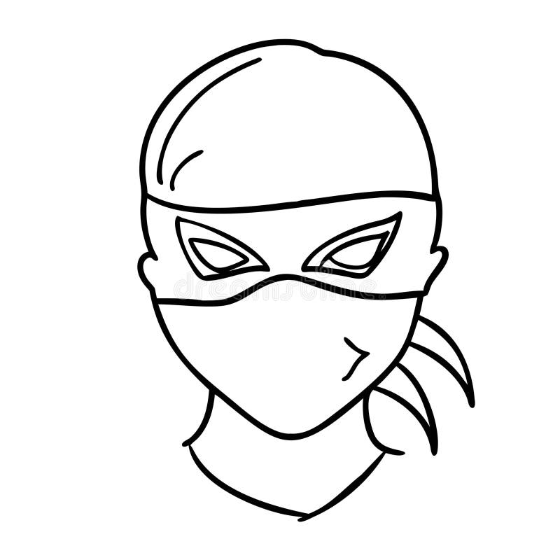 Ninja Mask Drawing