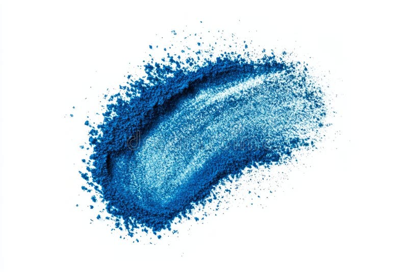 Vibrant Blue Pigment Showcases the Beauty of Color. this Artistic ...