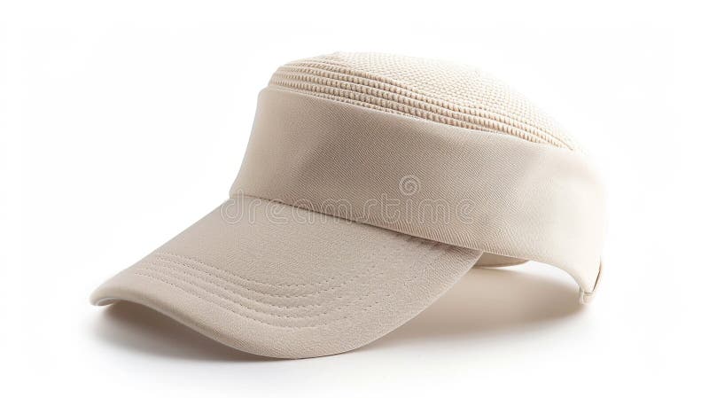 Beige Summer Cap with Mesh Top, Generative AI Stock Photo - Image of ...