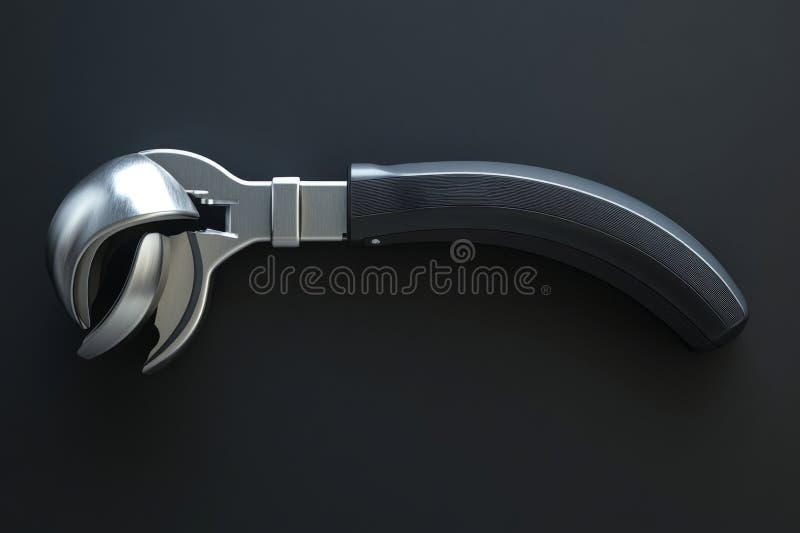 This Metal Scoop Tool Showcases Sleek Design and Functionality. Ideal ...