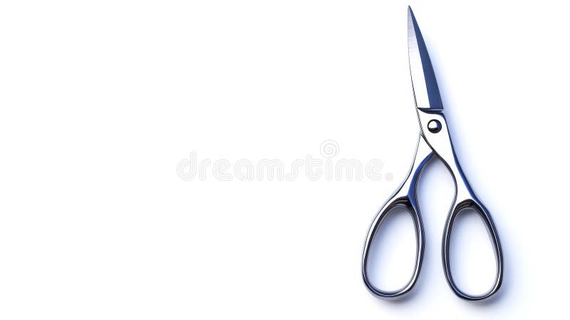A Close-up of Elegant Scissors Rests Against a Clean Background. these ...