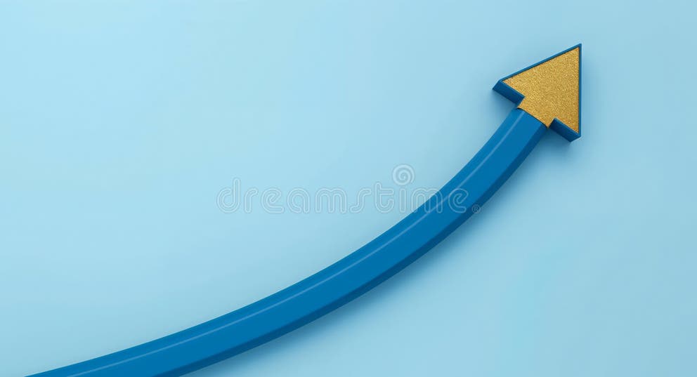 Ascending Trajectory a Visual Representation of Growth and Forward ...