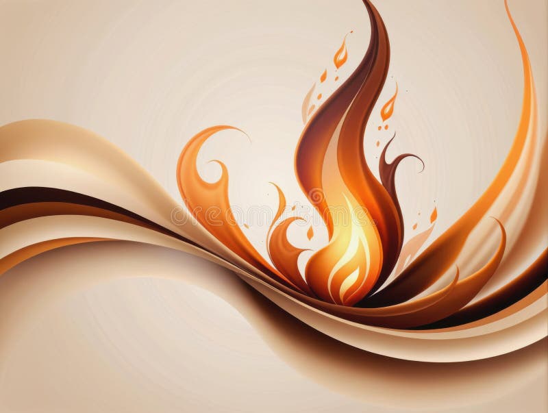 Abstract Flame Design stock illustration. Illustration of backgrounds ...