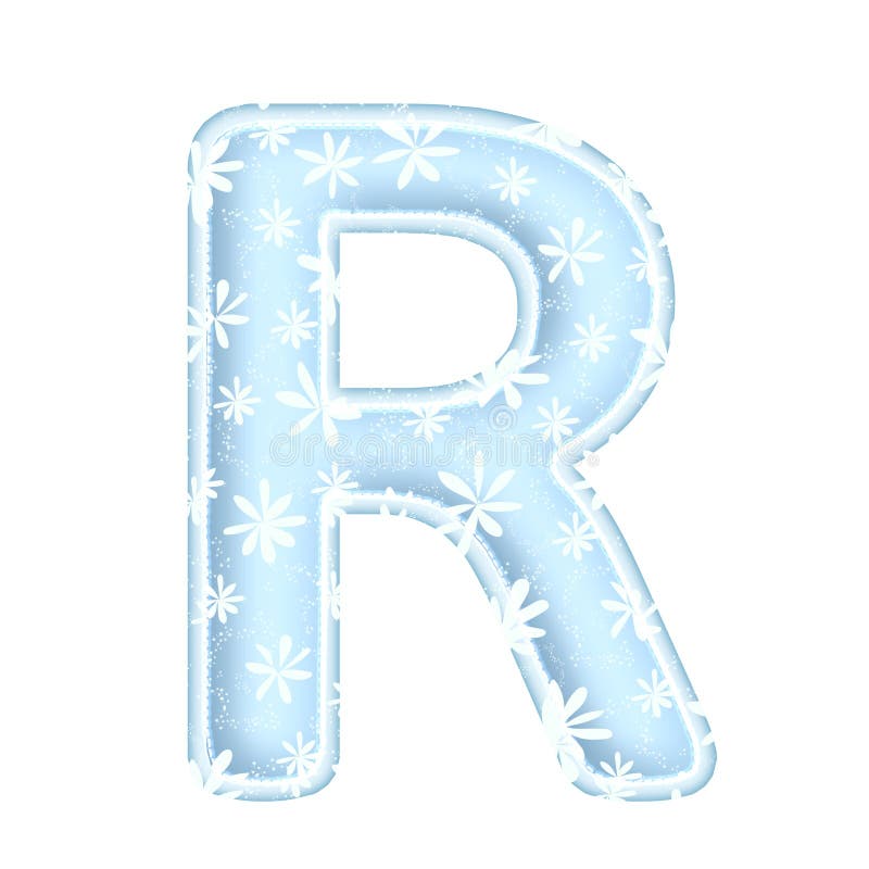 Pretty Girly Alphabet Letters R Stock Illustration - Illustration of ...