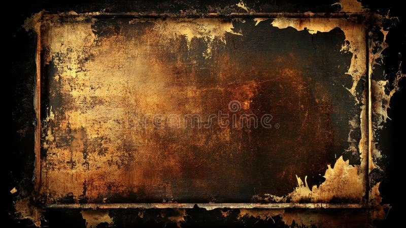 Textured Grunge Background with Distressed Edges and Rusty Finish Stock ...