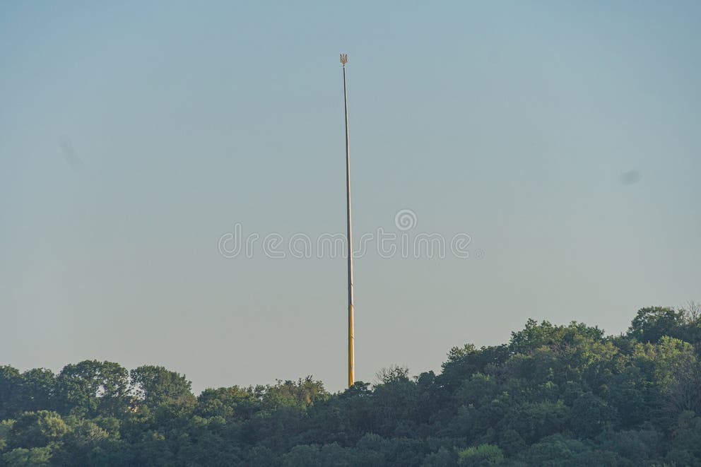 Image Features a Tower Situated in a Natural Environment, Constructed ...