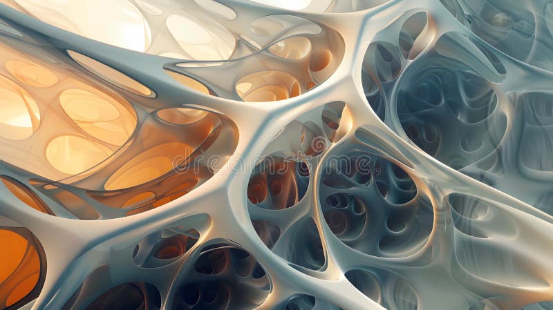 "Translucent Membranes Stretch Abstract Background Design for Modern ...