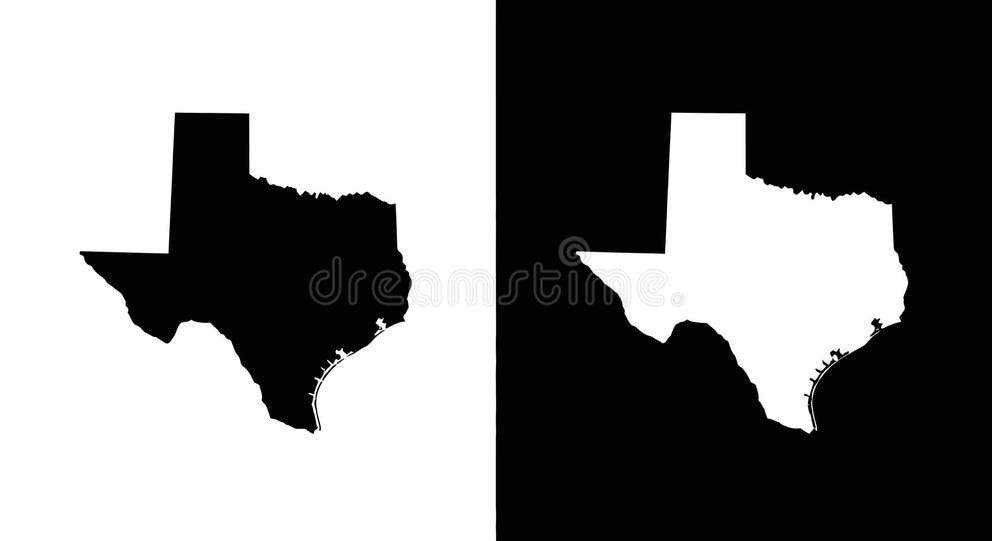 Texas Map Outline Vector Logo Stock Illustrations – 531 Texas Map ...